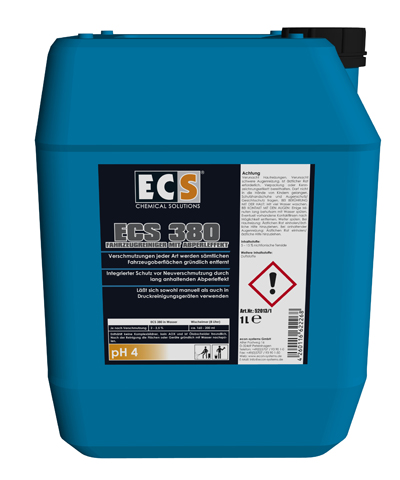 ECS 380 Vehicle cleaner with lotus effect :: ECS